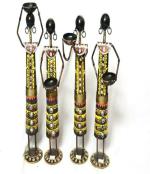 Buy TC Tagri Dolls set of 4 Decorative Showpiece - 35.56 cm (Metal ...
