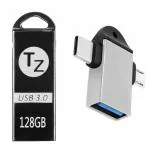 Buy T ZED 2IN1 OTG 128 GB Pen Drive (Silver) Online at Best Prices in India - JioMart.