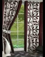 Buy WOAH Polyester Floral Door Curtain Door Window Curtain Premium ...
