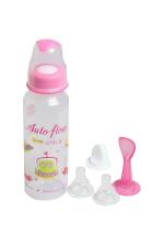Buy Auto Flow Pink Polypropylene Space Feeding Bootle with Spoon 250ml ...