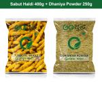 Buy Goshudh Dhaniya Powder 250g & Haldi Sabut 400gm Combo Pack 650g ...