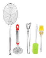 Buy Wofier Masher Stainless Steel Kitchen Pakad Tool And Silicone ...