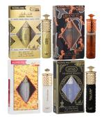Buy MANASIK Glacier, Kasturi, Lailat Al Khamis And Khail Malaki Aqd Floral Attar (Pack Of 4 ...