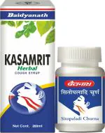 Buy Baidyanath Sitopaladi Churna And Kasamrit Cough Syrup Combo ...