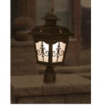 Buy Kiyah lights Aluminium Antique gold Tecture Standard Gate Light ...