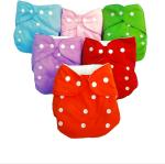 Buy MOM & SON Boys and Girls Multicolor Cotton (Pack of 6) Baby Nappy ...