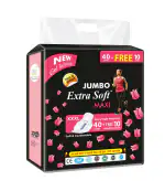 Buy 7SOFT Jumbo Extra Soft Maxi XXXL 40 Sanitary Pads + 10 Pads Free ...