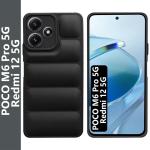 Buy Fashionury Back Cover for Poco M6 Pro 5G, Redmi 12 5G (Black ...