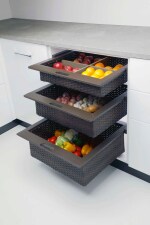 Buy KELLEN Wicker Baskets with Wooden Runner For Kitchen || color Brown ...