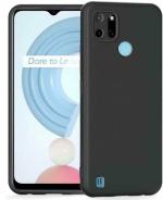 Buy Aviaaz Realme C25Y Black Silicon Back Cover Online at Best Prices ...