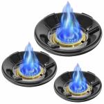 Buy VISH CREATION Black Gas Stove Burner Stand Gas Chula Burner Gas ...