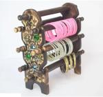 Buy asad Wooden Bangle Stand with 6 Rod (Antique) / Churi Stand ...
