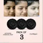 Buy KRIHENCY COSMOPLUS Activated Charcoal Soap for skin whitening ...