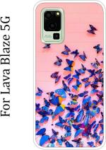 Buy Anami Multicolor Silicon Grip Case Mobile Back Cover for Lava Blaze ...