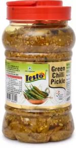 Buy Testo Green Chilli Pickle (1 kg) Online at Best Prices in India ...
