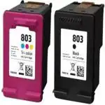 Buy IMPRINTE 803 BLACK & TRICOLOR Ink Cartridge Compatible For HP 803 Black + Tri Color Combo ...