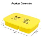 Buy Kartual 2 Compartment Be Happy Smiley Lunch Box With Two In One ...