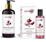 Buy Skinatura Onion Shampoo with Red Onion & Black Seed Oil 300 ml with Onion Hair Oil 110 ml ...