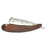 Buy Wooden & Stainless Steel Straight Edge Razor Barber Shaving Razor ...