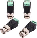 Buy TAAPSEE 4 Pack BNC Balun Connector and Camera Terminal Male Adpater ...