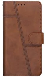 Buy Flip Back cover for Realme C31 Brown Online at Best Prices in India ...