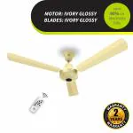 Buy VG Green Breeze BLDC Ceiling Fan with Remote (Ivory Glossy) Online ...