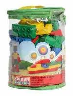 Buy PEACOCK Kinder Building Blocks Set, Multicolor (Set of 75 Pieces ...
