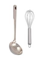 Buy FIRST FRONT Stainless Steel Kitchen Tools Chamcha With Steel Whisk ...