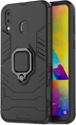 Buy Leyon Black Polycarbonate Back Cover For Samsung Galaxy M30 Online ...