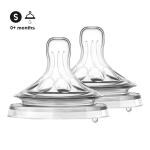Buy Buddsbuddy NATURAL+ Wide Neck Anti Colic Silicone Teat 2pcs, Slow Flow, 0m+ Online at Best ...
