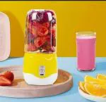 Buy SAVREEN Portable Blender USB Rechargeable with 4 Blades Juicer ...