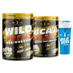 Buy Wild Buck Wild Pre-X3 Hardcore Pre-Workout with Shaker, 255 g ...