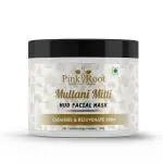 Buy Pink Root Men and Women Multani Mitti Facial Mud Mask Deep Cleanse ...