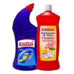 Buy Klinzer Toilet Cleaner & Bathroom and Tiles Cleaner 2 Liters (1 Ltr ...