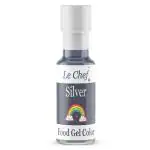 Buy Le Chef Premium Metallic Gel Food Color - Silver | 40 ml Online at ...