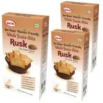 Buy BakYum Whole Grain Atta Rusk 150g each - Healthy Diet Toast, No ...