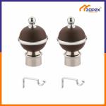 Buy ZAPEX Round Durable Rust Resistant Stainless Steel Curtain Bracket ...