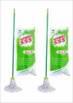 Buy Monkey 555 Plastic Deck (Round) Mop - Pack of 2 Online at Best ...