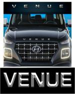 Buy AUTOMANTRA Venue 3D Sticker Aqua & Decal for Car| Unique Car ...