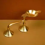 Buy Spillbox Innovation LLP Handcrafted Brass Pooja Karpoor / Karpoor ...