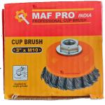 Buy CUP BRUSH MAF PRO 3" X M10 FOR ANGLE GRINDER (PACK OF 4) Twisted ...