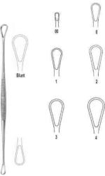 Buy Alis Grey Stainless Steel 6.0Mm 10 Inch Blake Sharp Blunt Rigid 0 ...