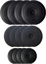 Buy Star X Black Pvc Weight Plate - 60 kg (10kg,3kg,2kgx4) Online at ...