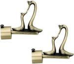 Buy Feednix Brass Rod Rail Bracket Metal (Pack of 2) Online at Best ...