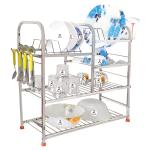 Buy Zaib Wall Mounted Stainless Steel Rust Proof Kitchen Rack Bartan ...