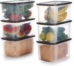 Buy JRM Plastic Transparent Storage Box (Pack Of 6) Online at Best Prices in India - JioMart.