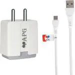 Buy APG Dual USB Port Multiport Zeep Charger with Detachable Cable for ...