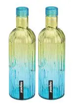 Buy Nayasa Bono Glass Bottle 1000 ML Set of 2 Online at Best Prices in ...