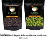 Buy Elaisha Whole Black Pepper Kali Mirch And Whole Green Cardamom, 500 G (Pack Of 2) Online at ...