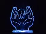 Buy Risentshop Multicolor Acrylic Allah Ki Dua 3D Illusion Rgb 7 Colour ...